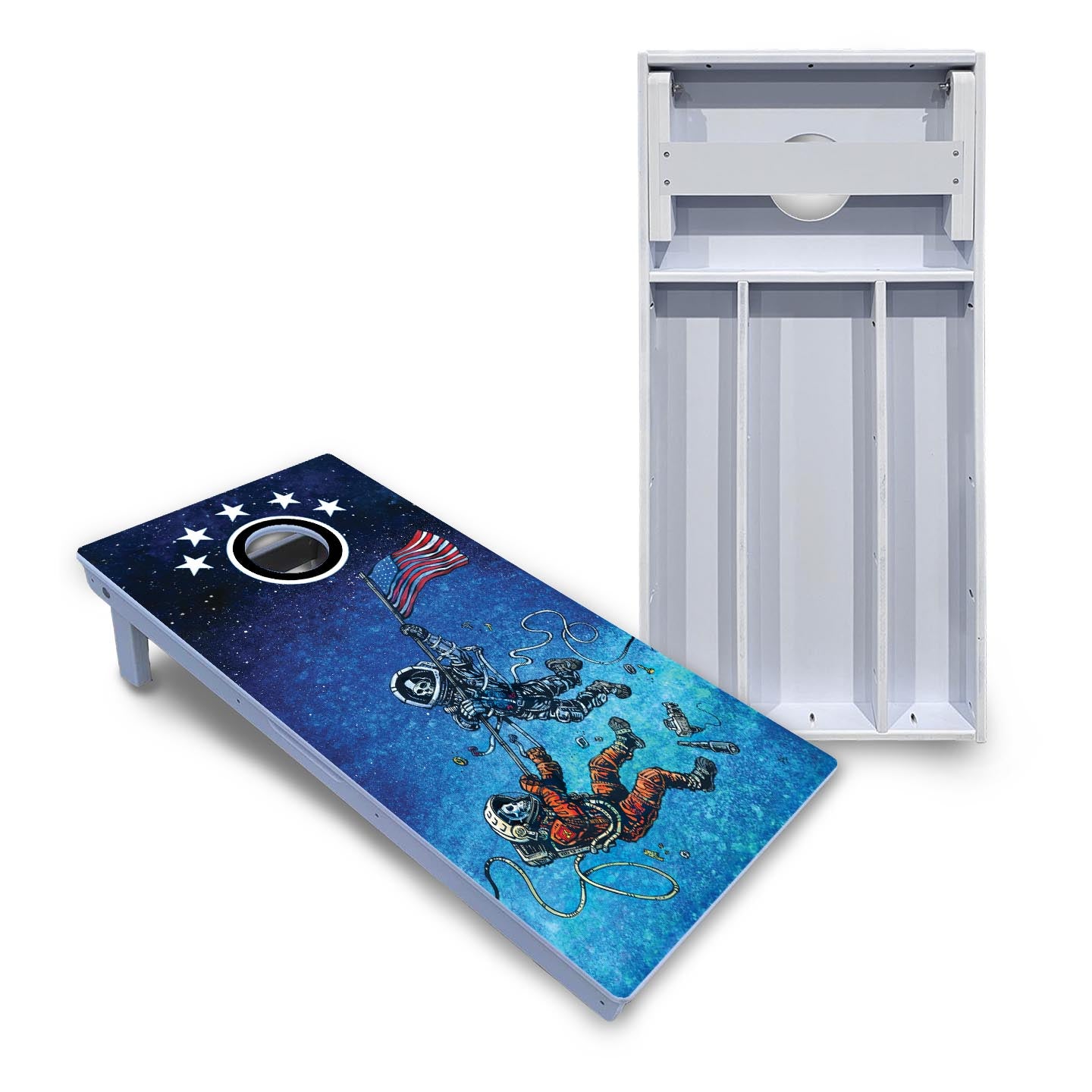 Artist Series Cornhole Boards - All Weather Series - Space Race ...