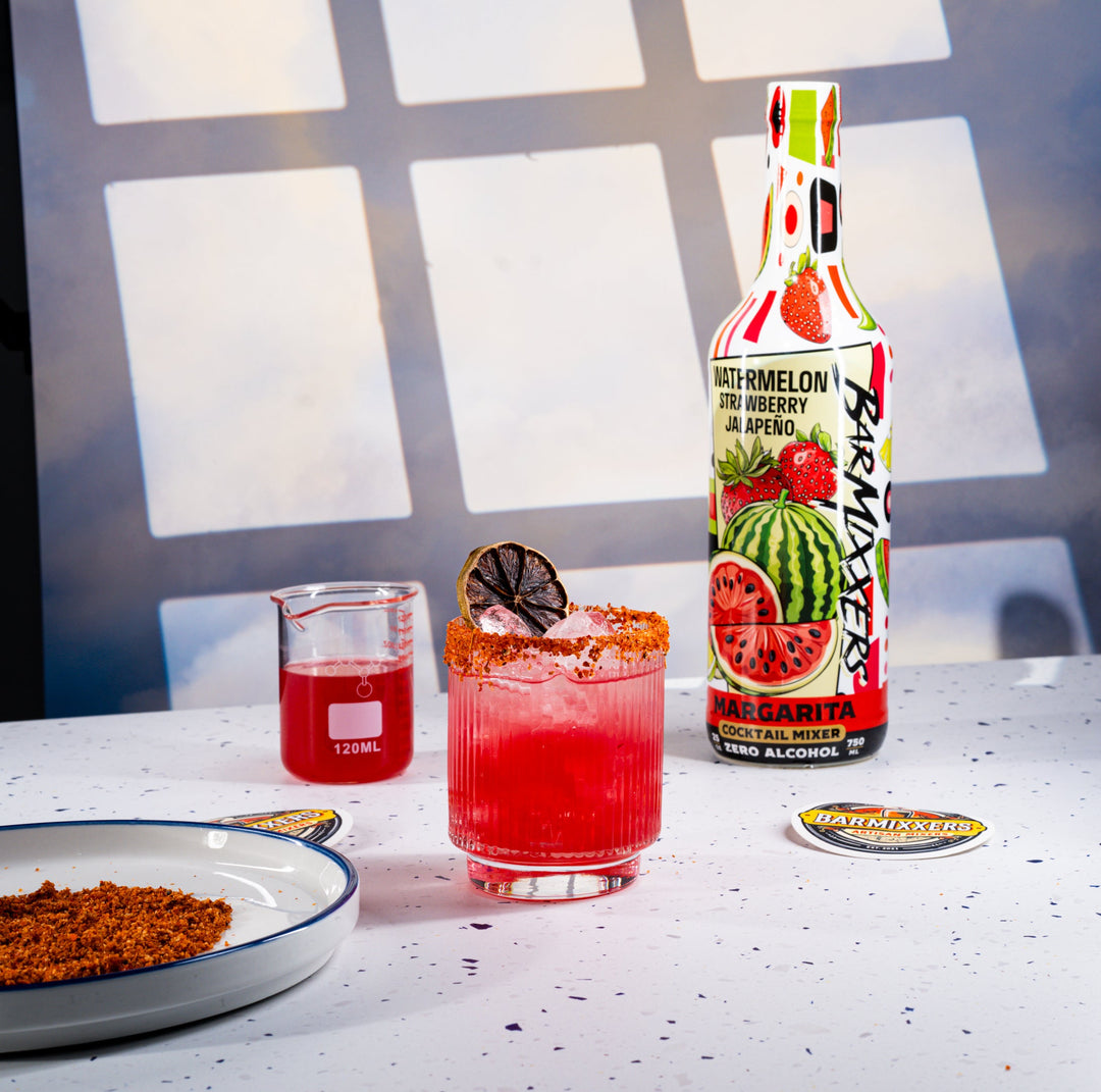 Cocktail Mixer Spicy Watermelon Strawberry Jalapeño Margarita Mix - 75 ...