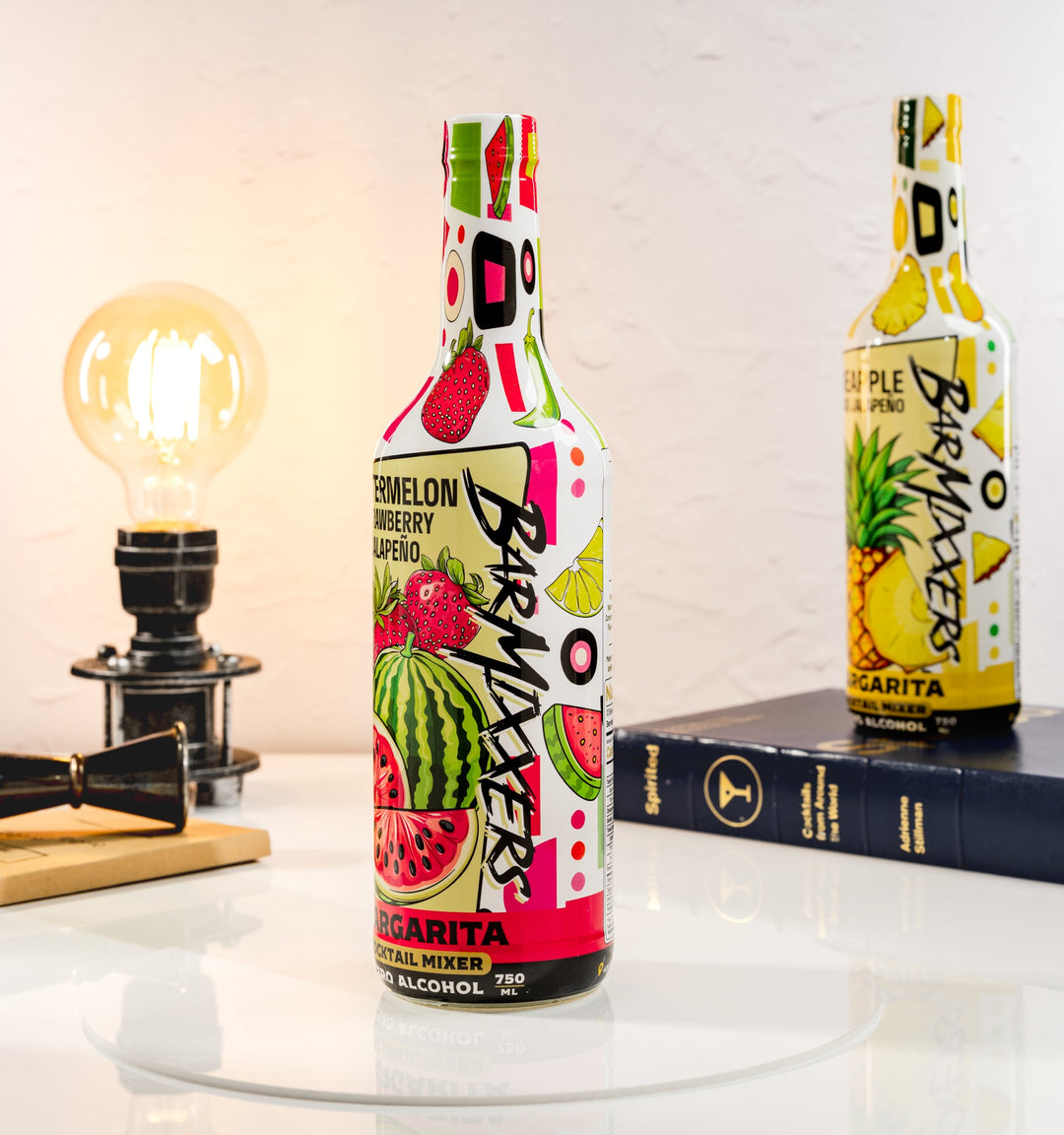 Cocktail Mixer Spicy Watermelon Strawberry Jalapeño Margarita Mix - 75 ...