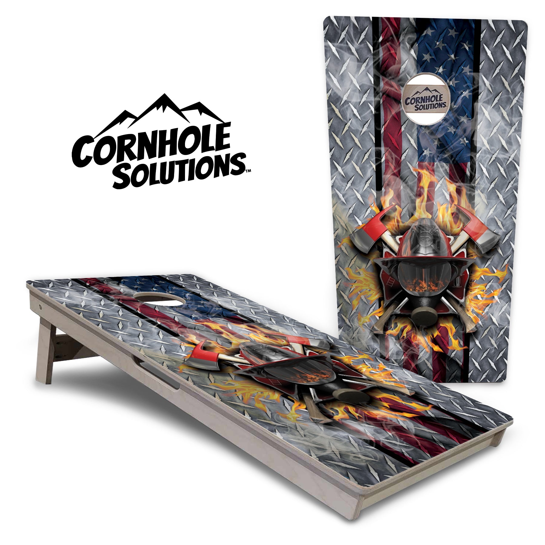 Firefighter Cornhole Boards - Professional Tournament Series – Cornhole ...