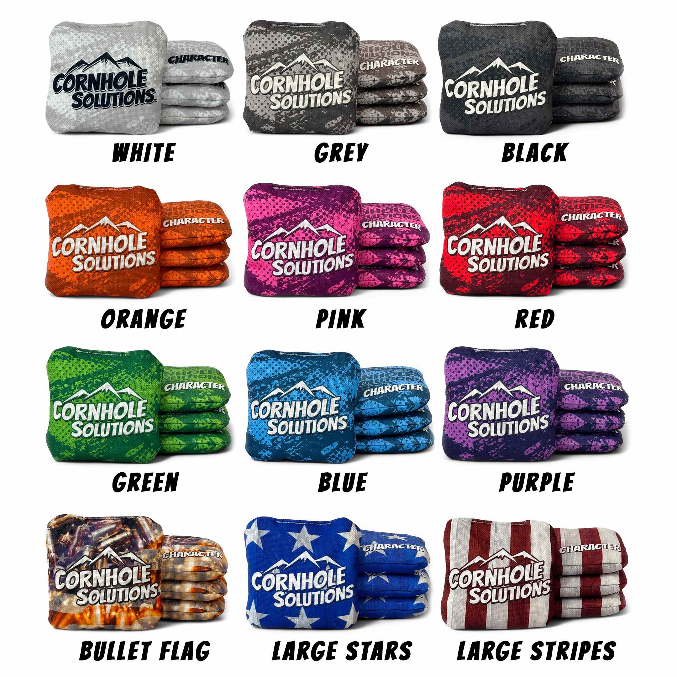 PRO Character Series Cornhole Bags - Regulation 6"x6" – Set of 4 ...