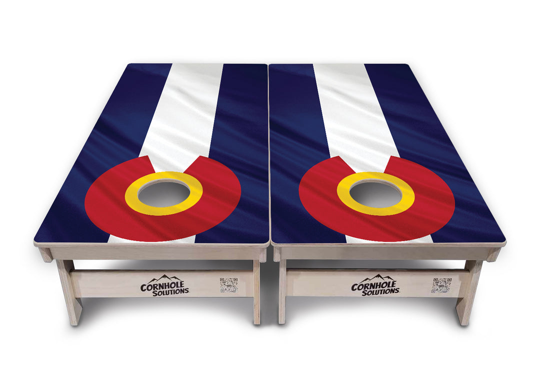 Colorful Colorado Flag Cornhole Boards - Professional Tournament Serie ...